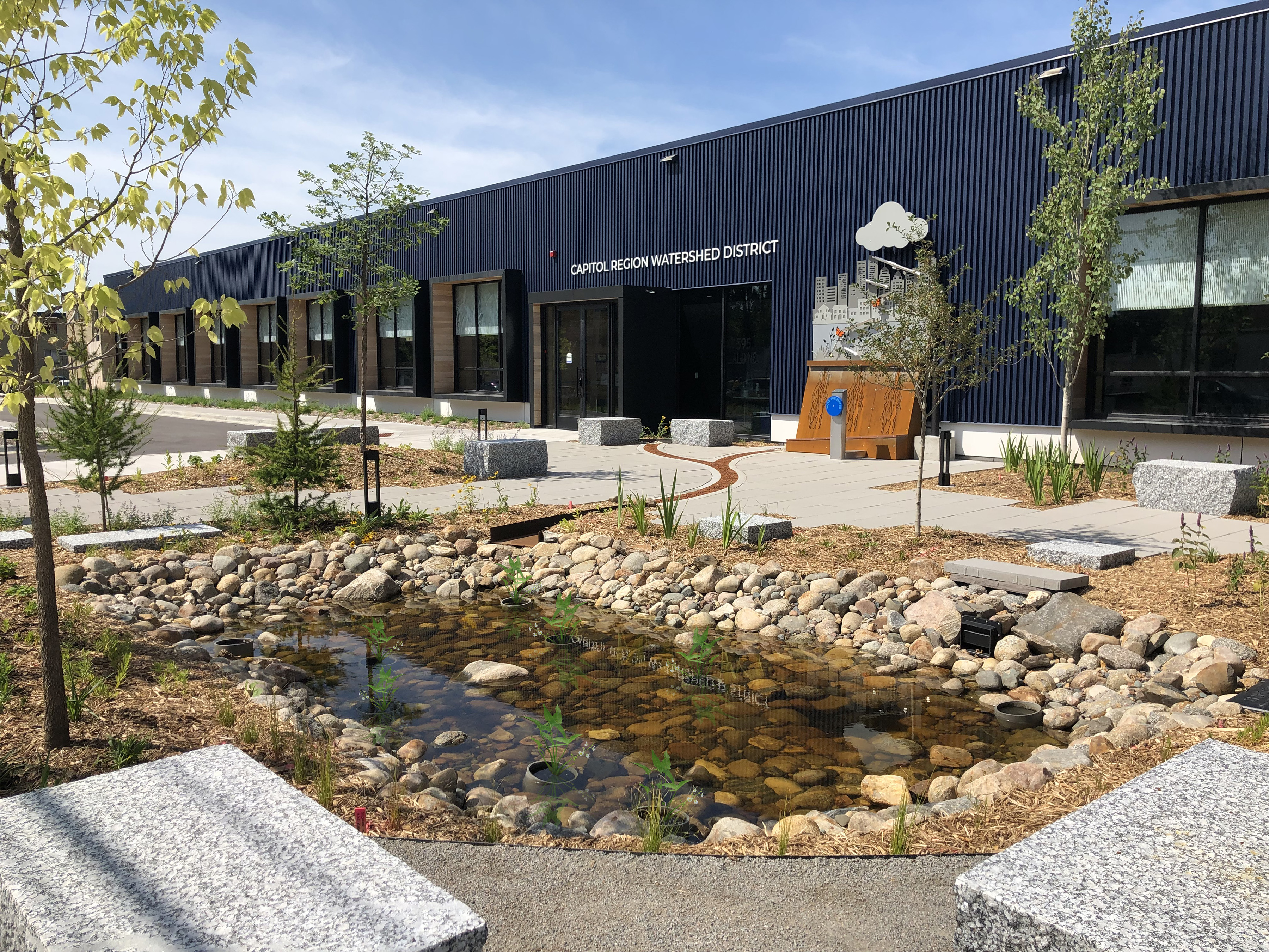 Integrated, Water-Focused Site Design for Offices